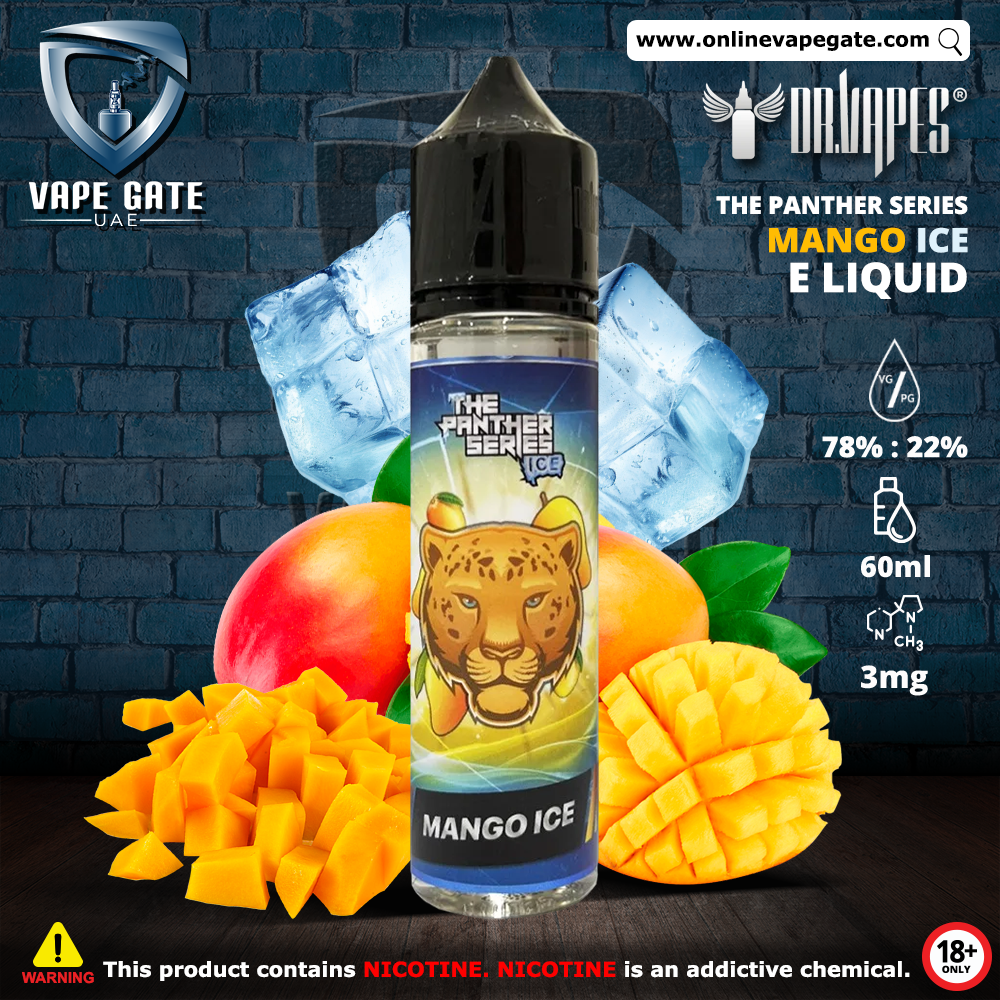 Mango Ice - The Panther Series Ice Elqiuid by Dr. Vapes | Same Day ...