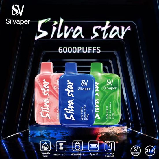 Silvaper - Silva Star Disposable Vape (6000 Puffs) | Dubai & Abu Dhabi ...