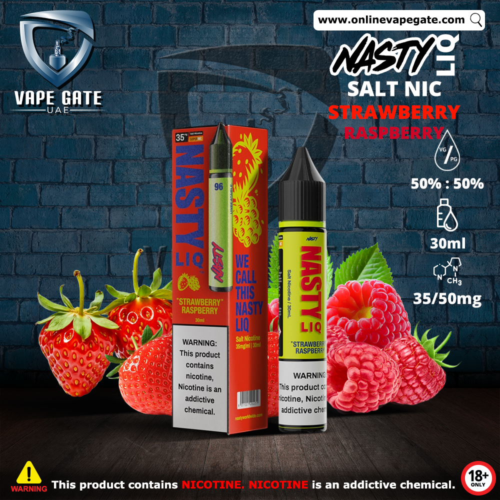 Strawberry Raspberry - Nasty 30ml | Vape Same Day Delivery Abu Dhabi ...