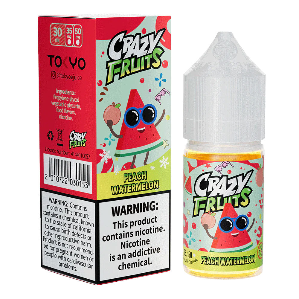 Tokyo Crazy Fruits Peach Watermelon Saltnic 30ml | Dubai | Abu Dhabi ...