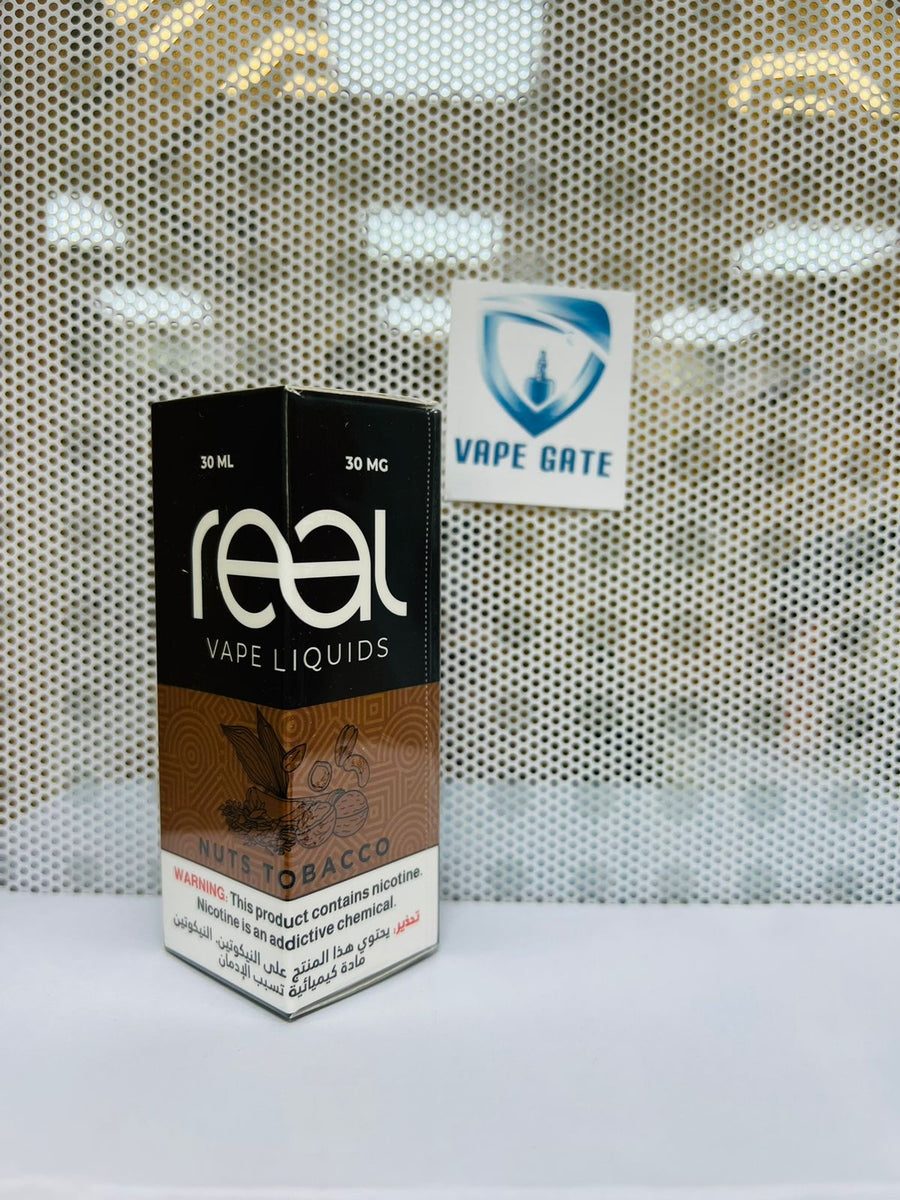 NUTS TOBACCO - REAL VAPE SALTNIC 30ml | Same Day Delivery | Dubai | Abu ...