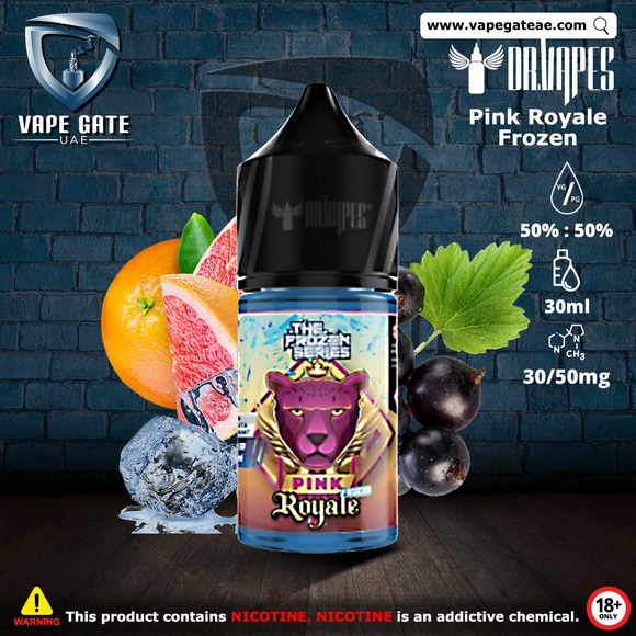 Pink Royale Frozen 30ml SaltNic by Dr. Vapes | Abu Dhabi Dubai | Vape ...