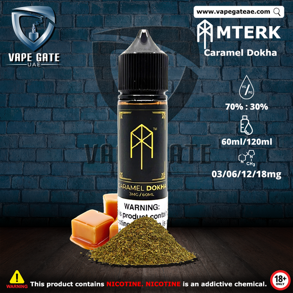 M Terk Caramel Dokha E-Liquid Dubai | Best vape shop in Dubai | E-juice
