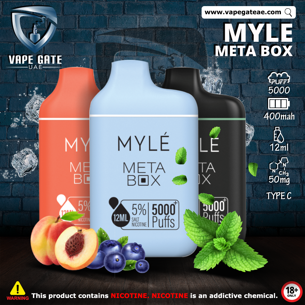 MYLE META BOX DISPOSABLE DEVICE | Dubai Same Day Delivery | Abu Dhabi