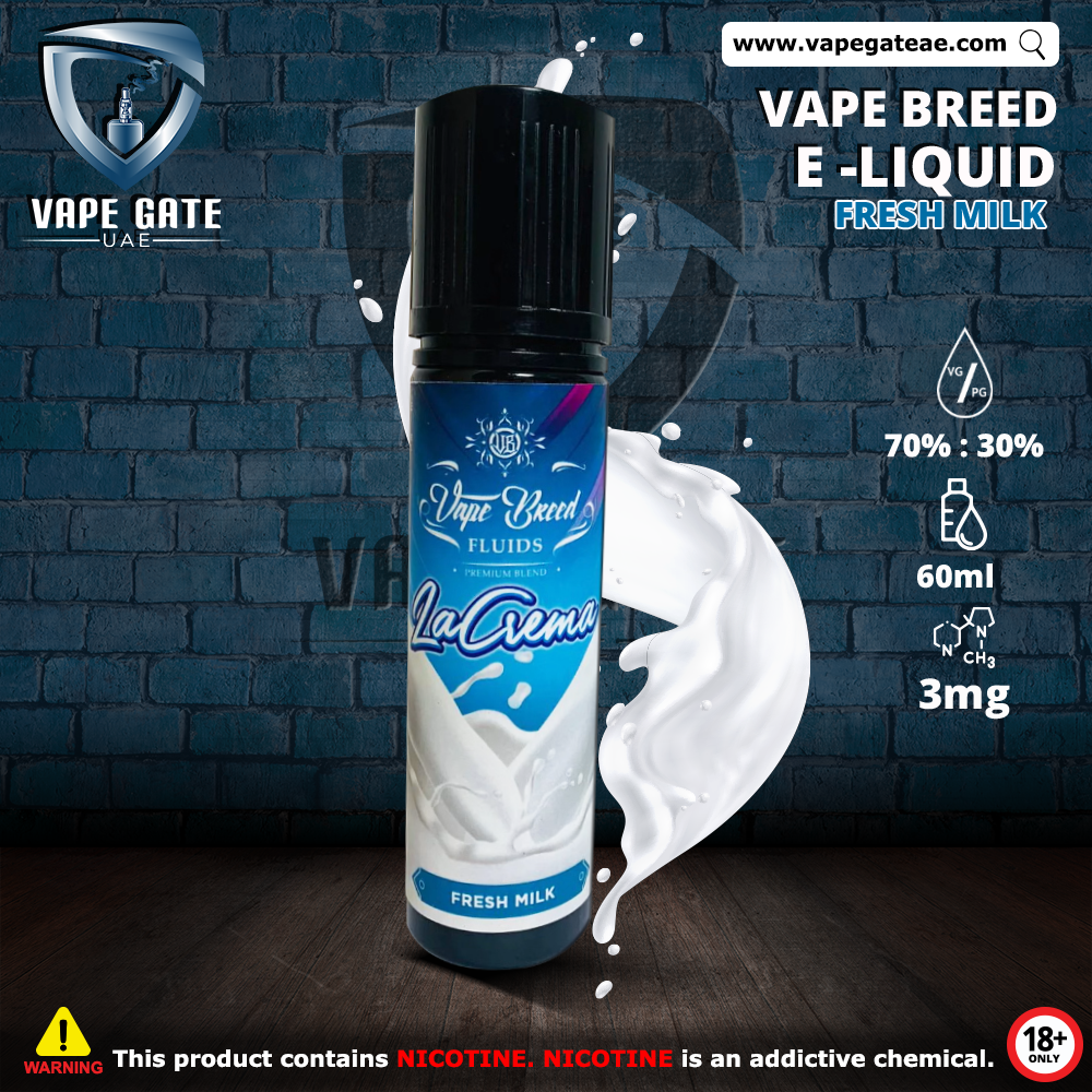 Fresh Milk La Crema - Vape Breed Fluids