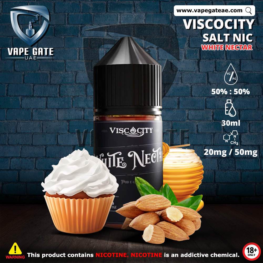 Viscocity Vapor - White Nectar Saltnic 30ml | best vape shop in Dubai