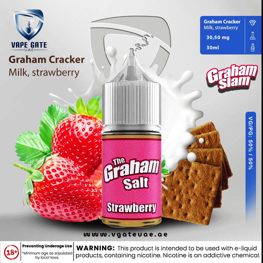 GRAHAM SLAM STRAWBERRY SALT - THE MAMASAN 30ML | Abu Dhabi & Dubai UAE ...