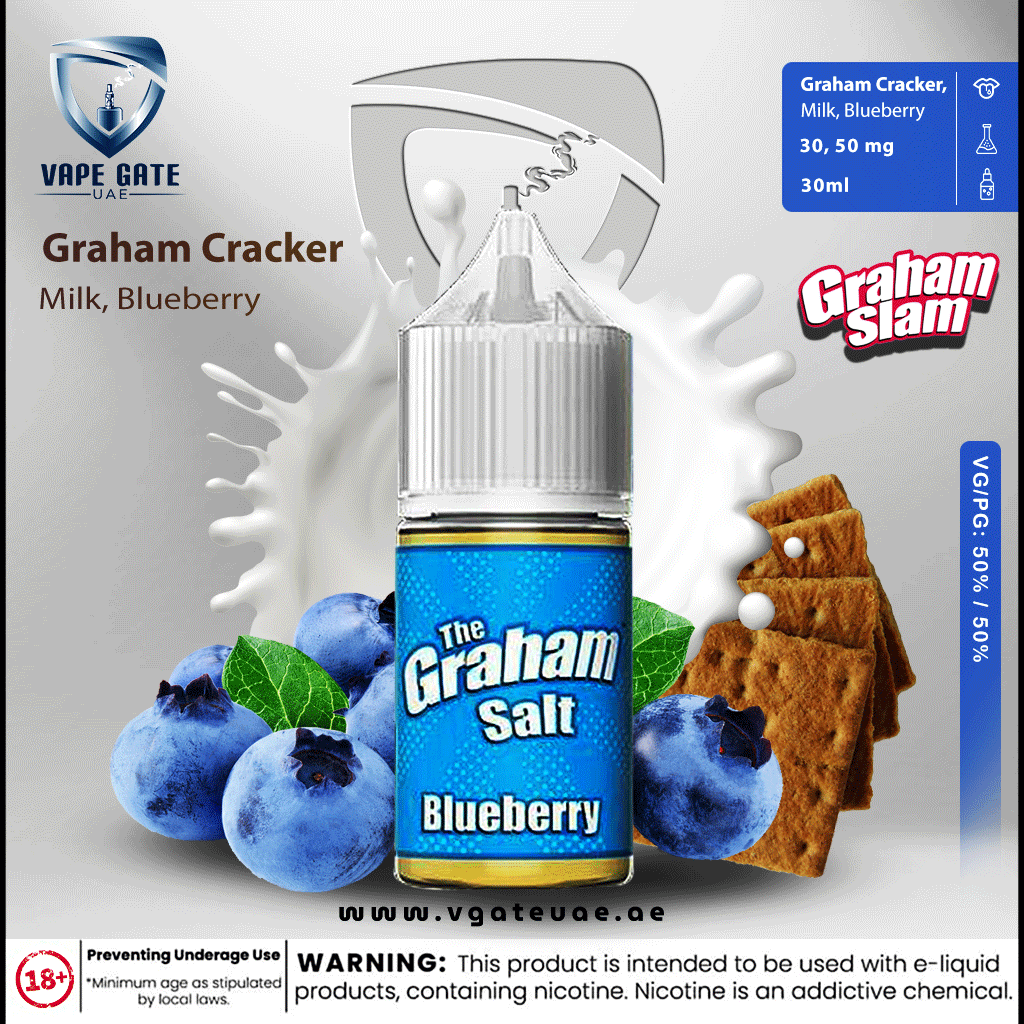 GRAHAM SLAM BLUEBERRY SALT - THE MAMASAN 30ML | Abu Dhabi & Dubai UAE ...