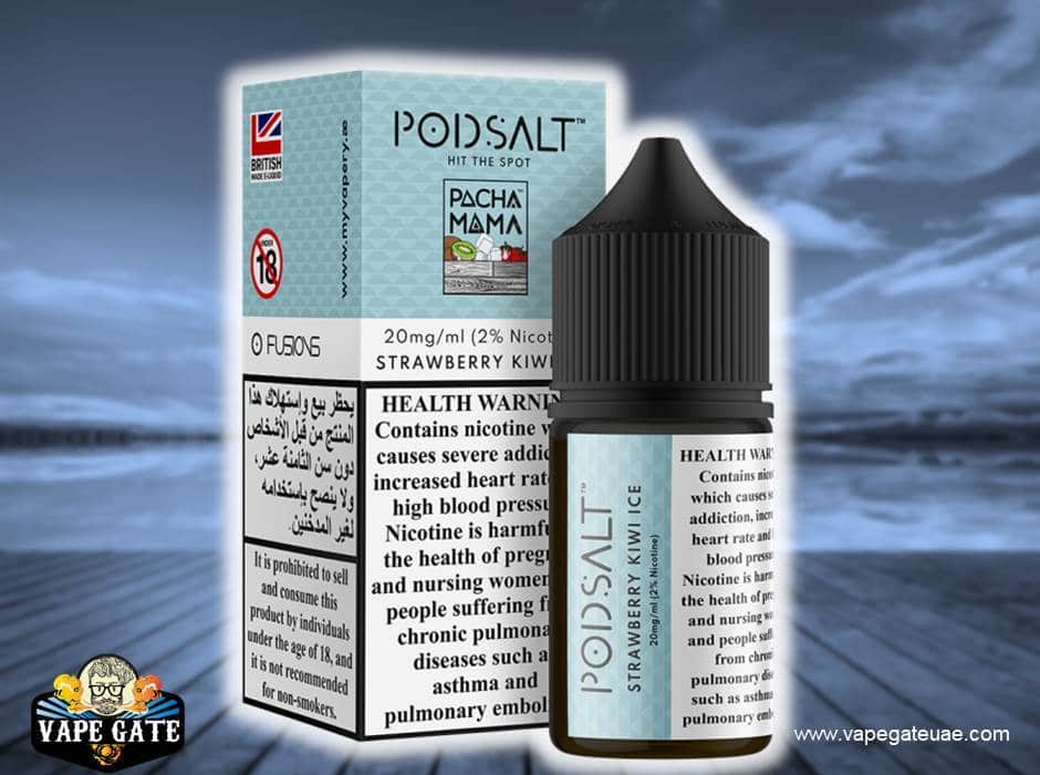 Pod Salt Strawberry Kiwi Ice 20mg SaltNic UAE | Vape Gate UAE