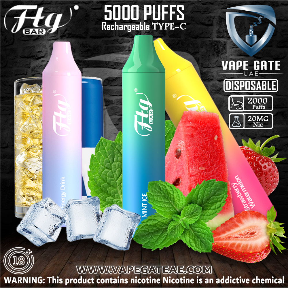 FTG BAR Disposable (5000 Puffs - 50mg) | Dubai Same Day Delivery | Abu ...
