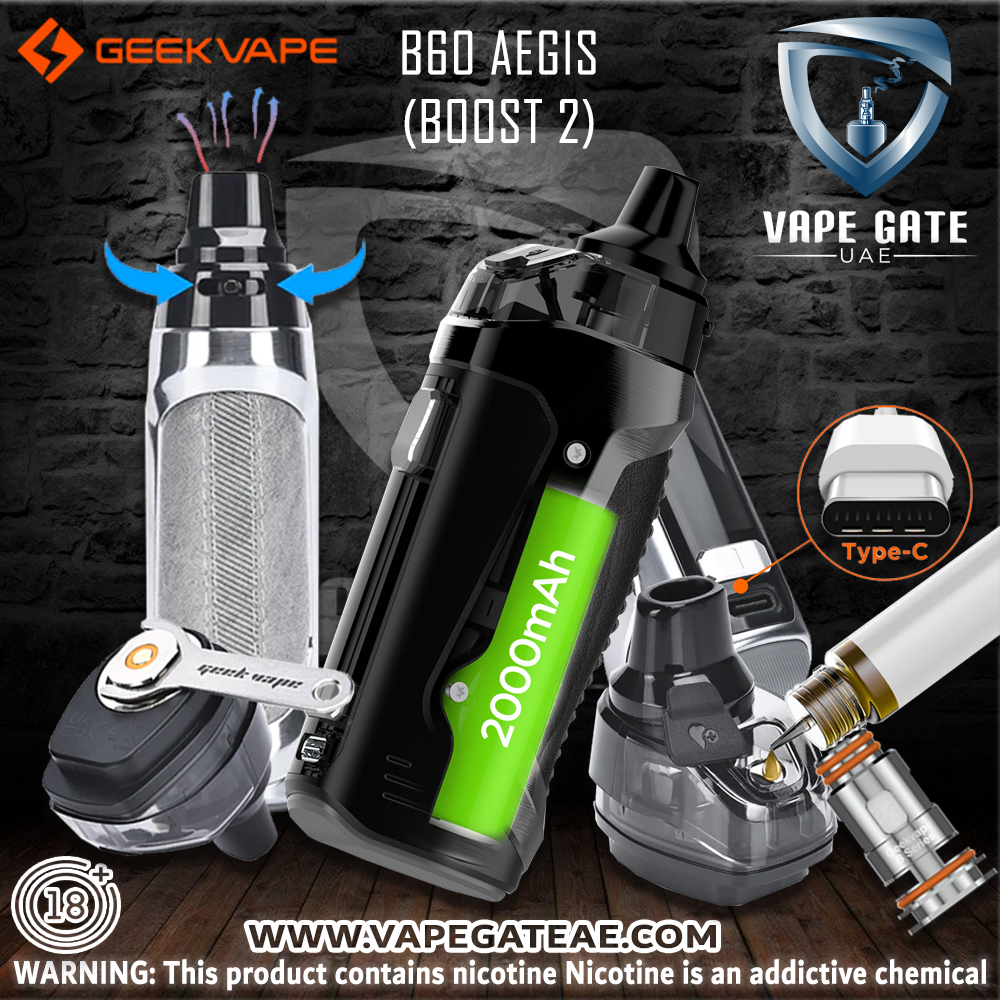 GEEKVAPE B60 AEGIS BOOST 2 POD KIT | UAE,KSA,OMAN
