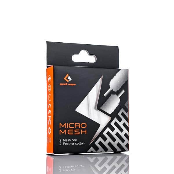 GEEKVAPE ZEUS X MICRO MESH RTA COTTON AND MESH COIL SET (0.17 ohm ...