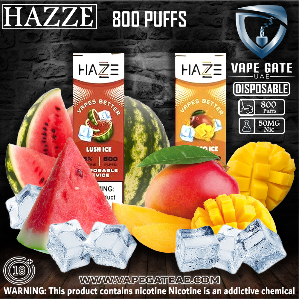 Haze Disposables Pod Device (50mg - 800 Puffs) | Dubai & Abu Dhabi ...