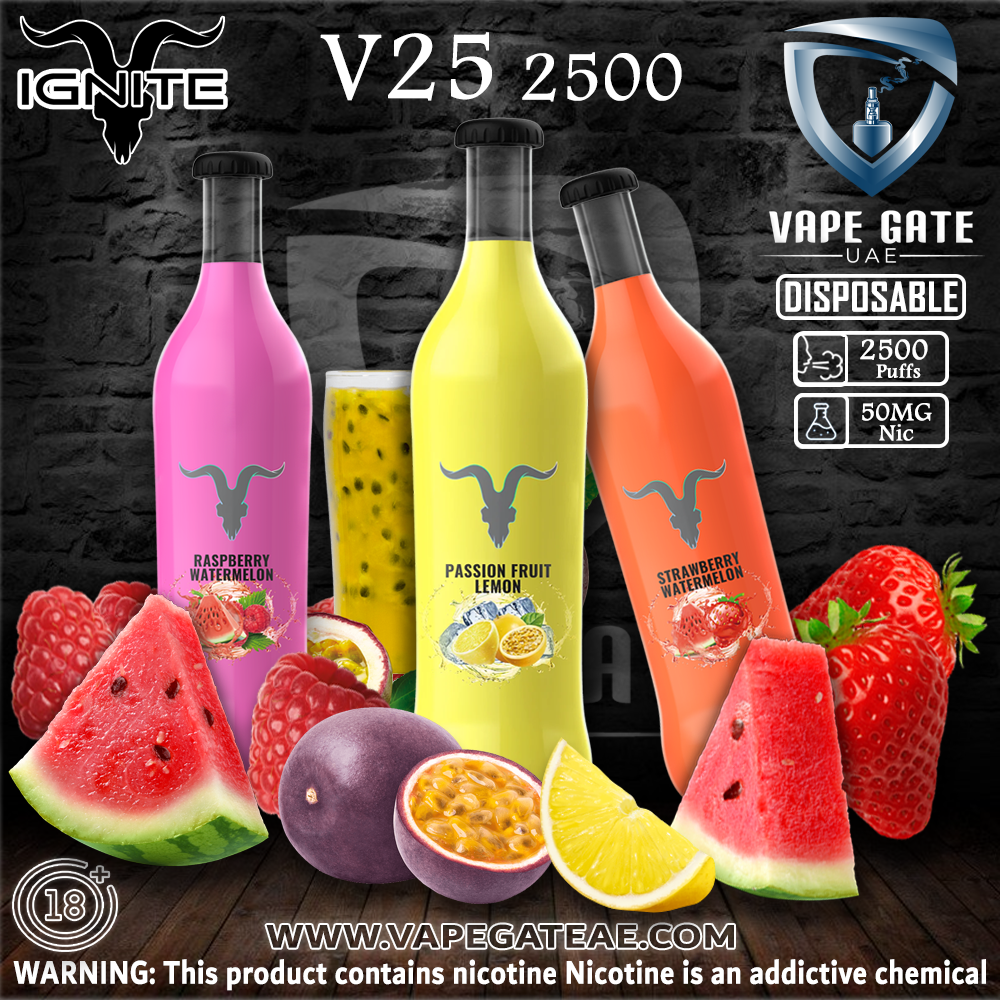 IGNITE - V25 (2500+ Puffs) Disposable Vape | Dubai & Abu Dhabi | Dubai ...