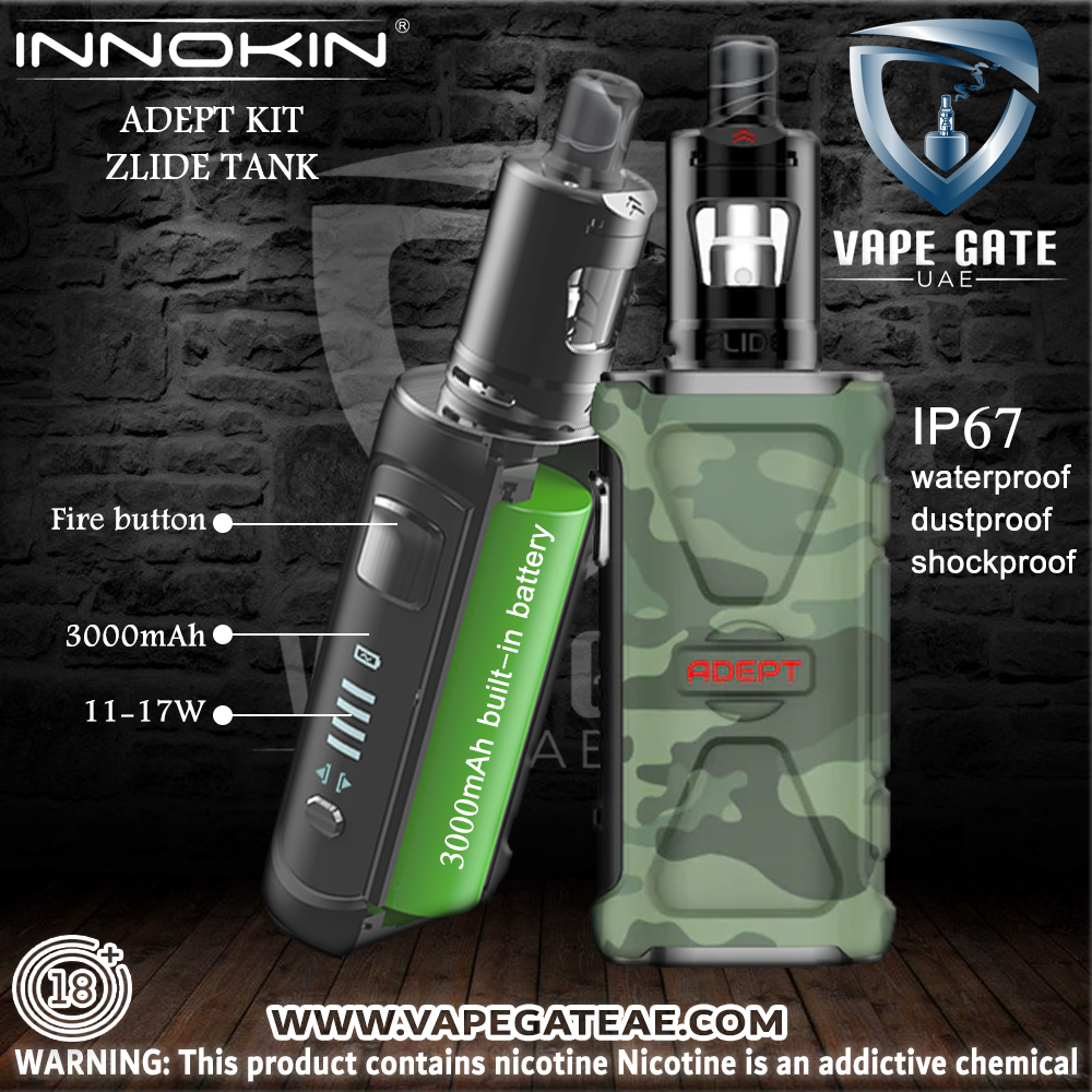 INNOKIN ADEPT ZLIDE VAPE KIT | UAE & KSA | Best Vape Shop In UAE