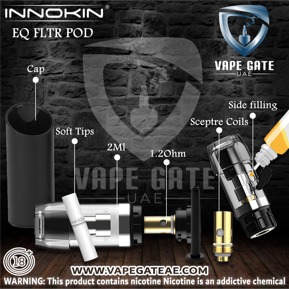 INNOKIN EQ FLTR 9.5W POD SYSTEM | Vape Gate UAE