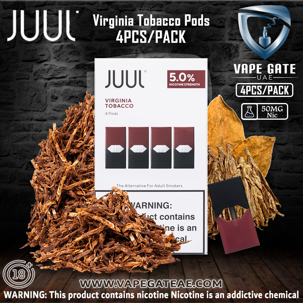 JUUL Virginia Tobacco Pods | Dubai Same Day Delivery | Abu Dhabi