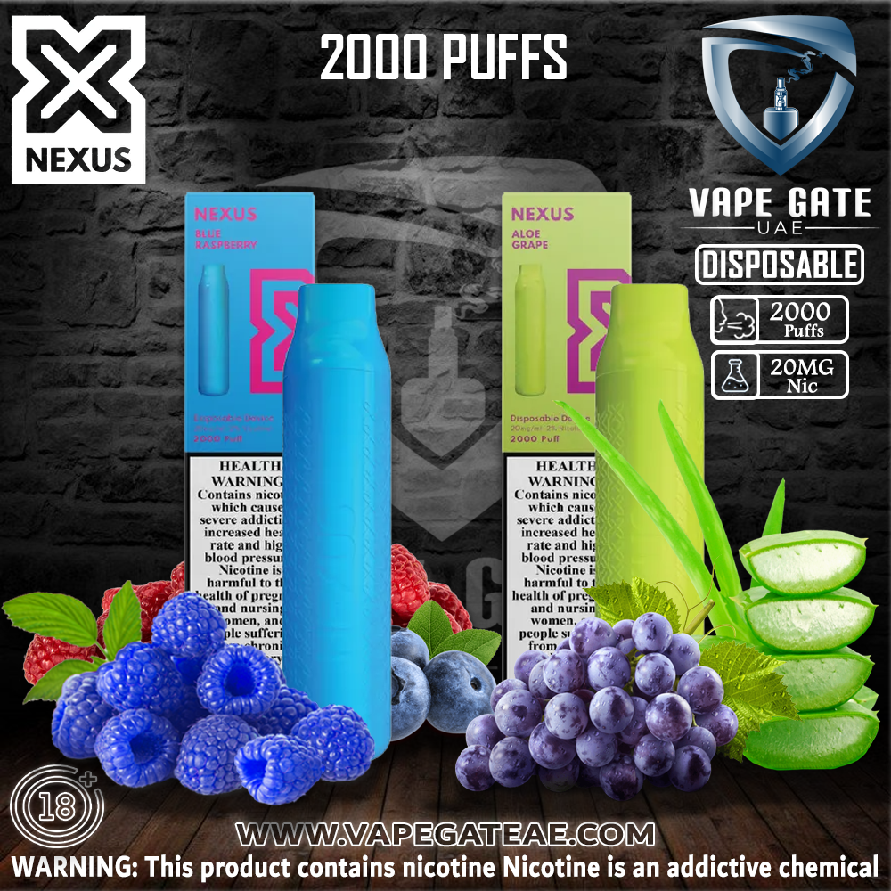 NEXUS Disposable Vape (20MG – 2000 PUFFS) | Dubai & Abu Dhabi | Vape ...