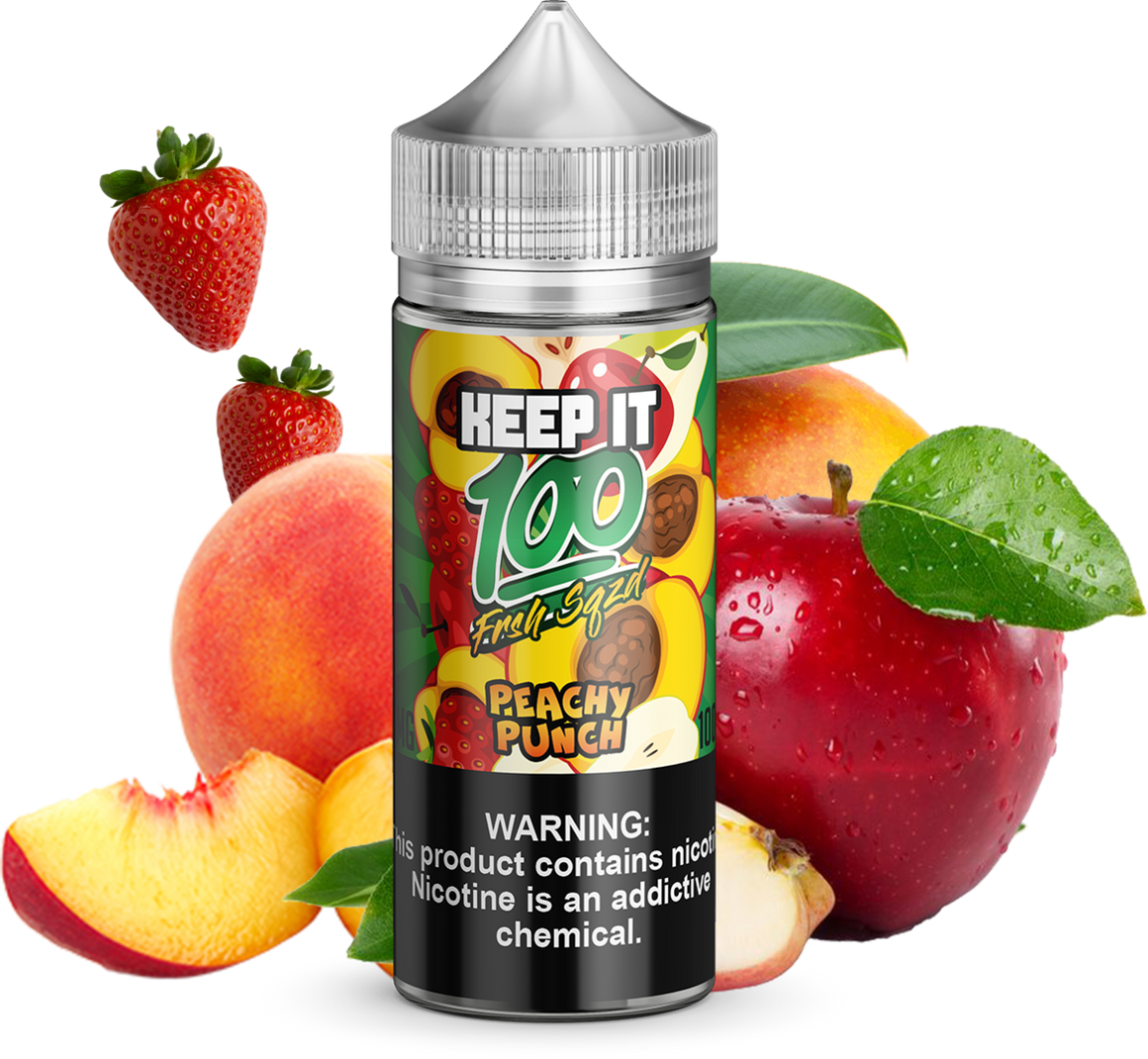 Peachy Punch 30ml SaltNic by Keep It 100 | Dubai & Abu Dhabi | Vape ...