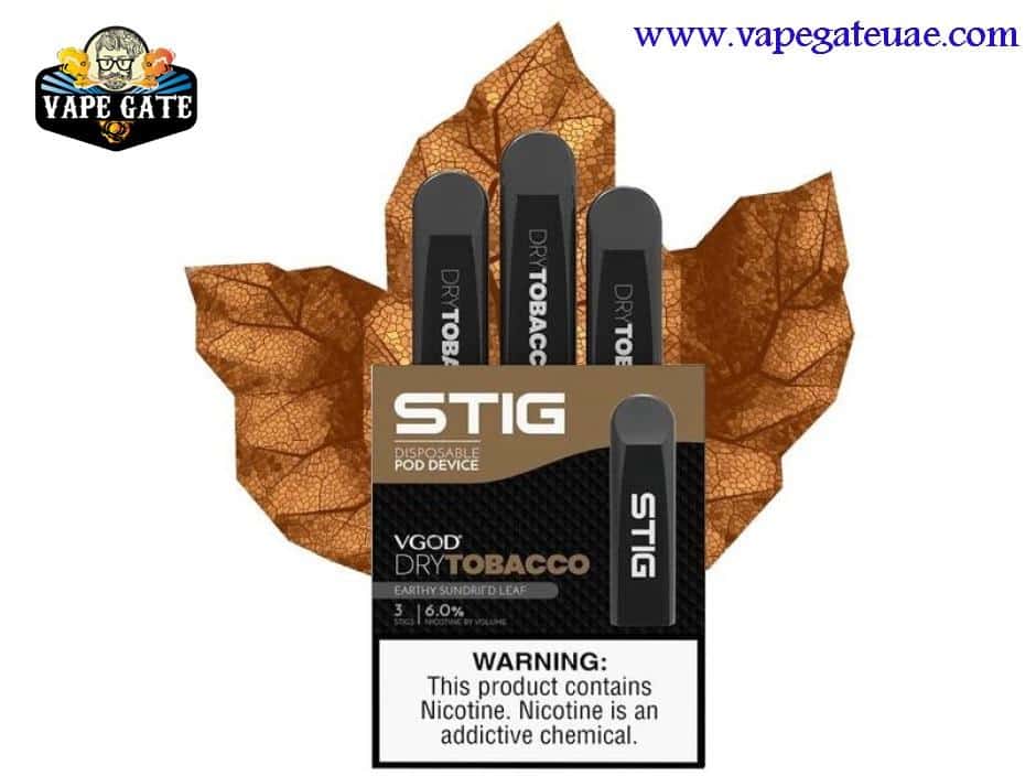 STIG Dry Tobacco Disposable - Buy STIG Abu Dhabi,Dubai,UAE | Vape Gate UAE