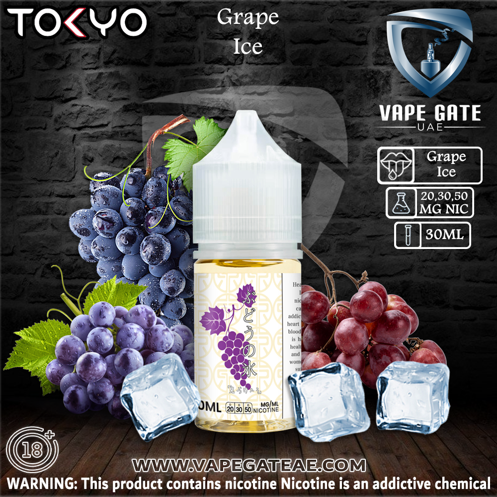 Tokyo E Juice Grape Saltnic 30ml | Sharjah & Abu Dhabi UAE | Vape ...