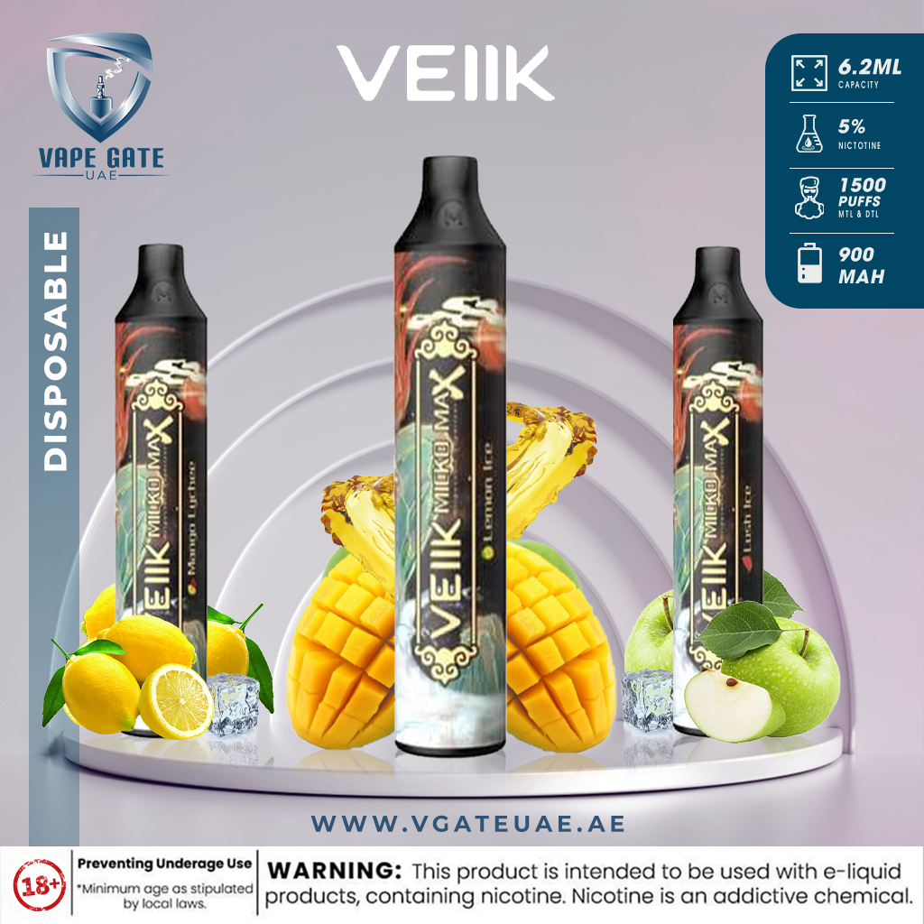 VEIIK Micko Max Disposable 1500 Puffs Vape | Dubai & Abu Dhabi | Vape ...