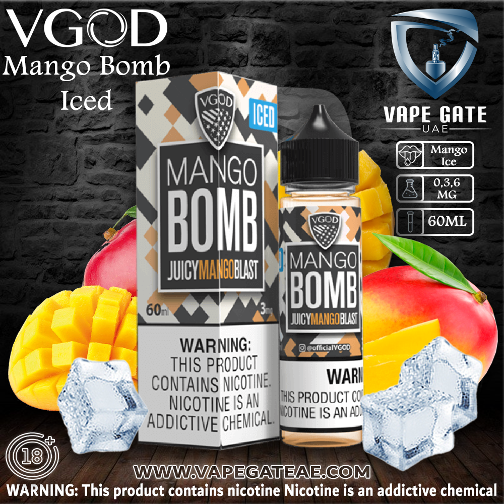 VGOD Iced Mango Bomb 60ML in abu dhabi, Dubai here in discounted price