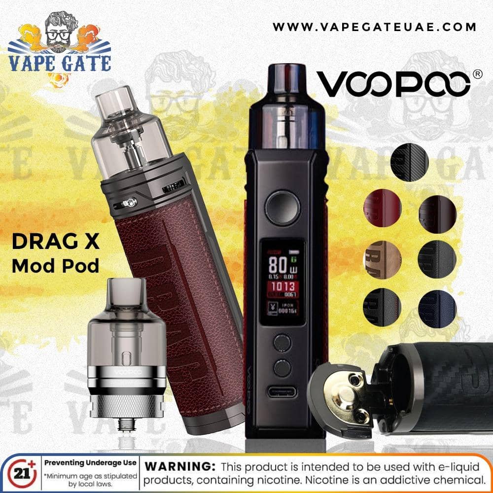 Voopoo Drag X 80W Pod Kit | Dubai & Abu Dhabi UAE | Vape Gate UAE