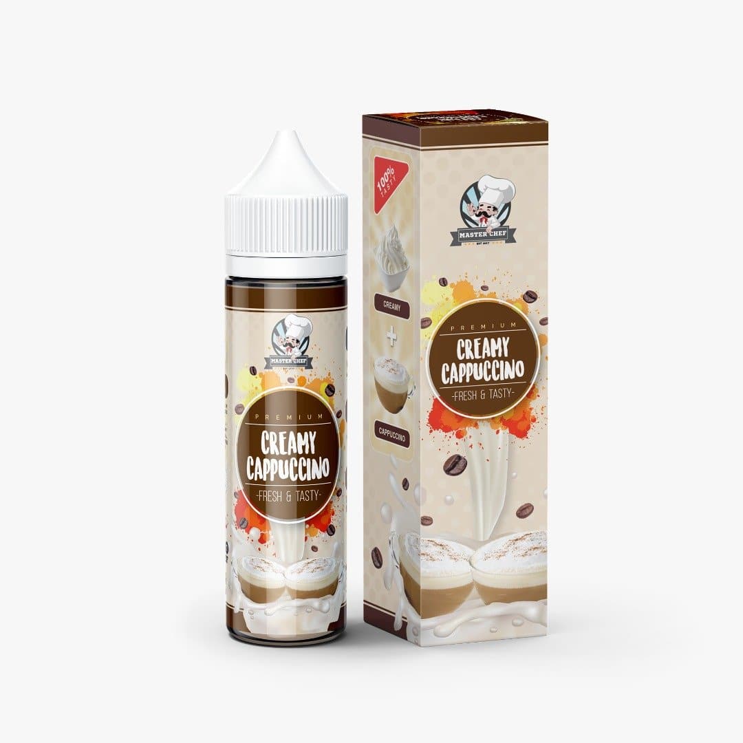 MASTER CHEF CREAMY CAPPUCCINO E-JUICE 60ML| Vape Riyadh KSA |Oman ...