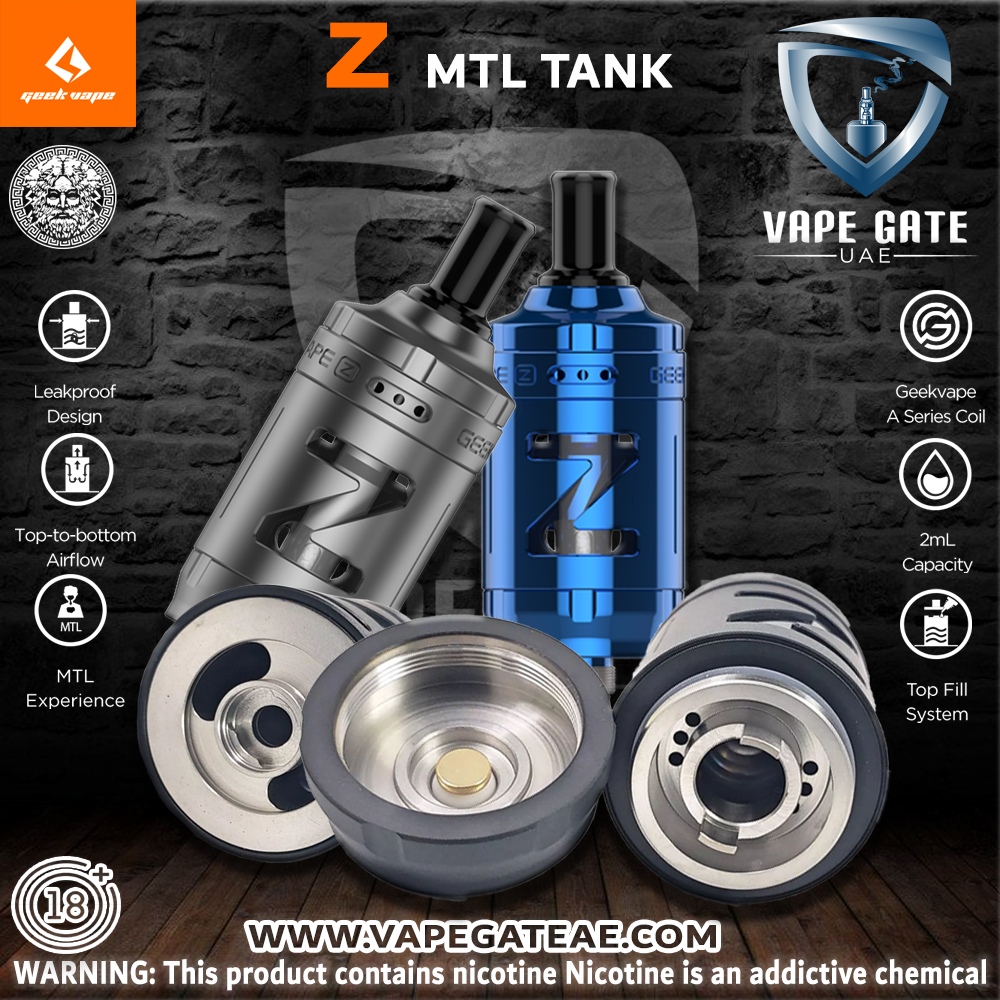 GEEKVAPE Z MTL TANK | Dubai & Abu Dhabi UAE | Vape Gate UAE