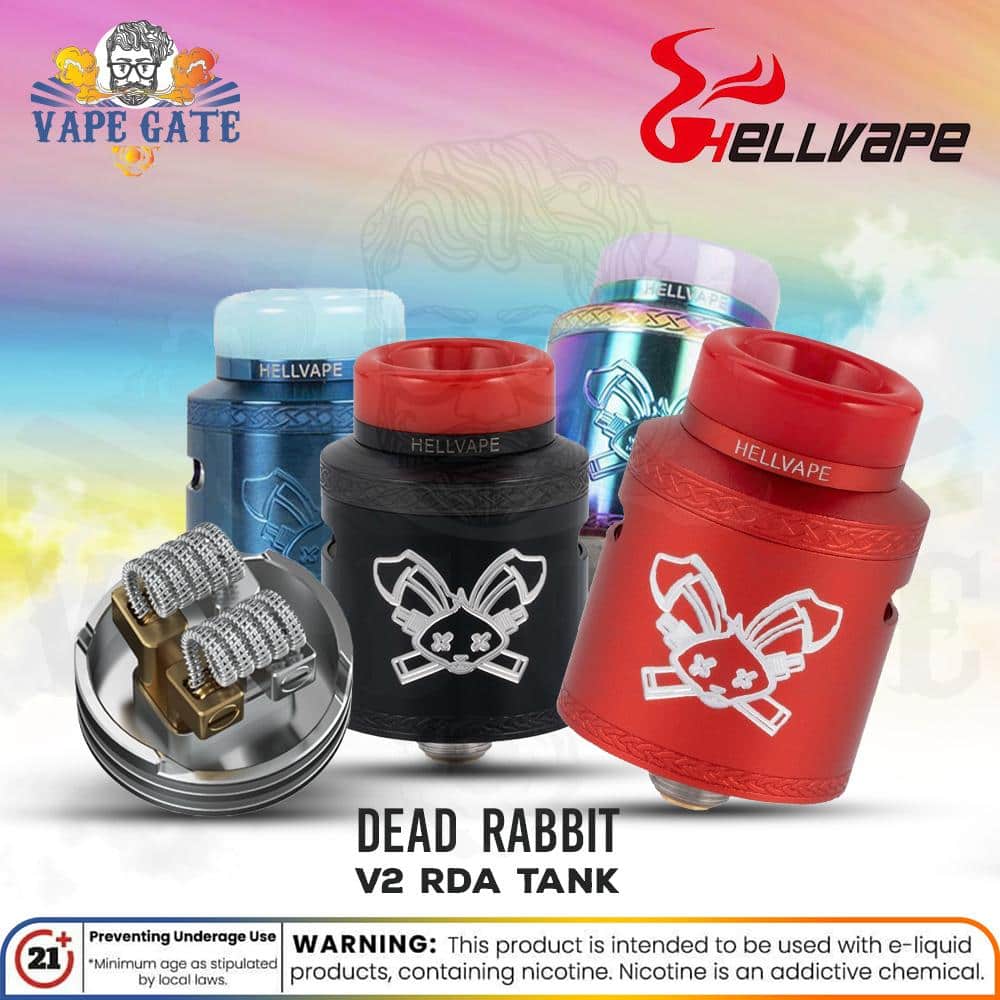 HELLVAPE Dead Rabbit V2 RDA Tank | Dubai & Abu Dhabi UAE | Vape Riyadh