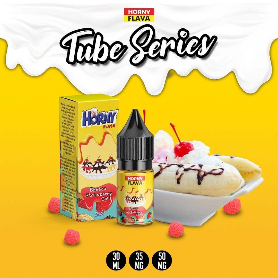 Banana Strawberry Split SaltNic by Horny Flava | Vape Gate UAE