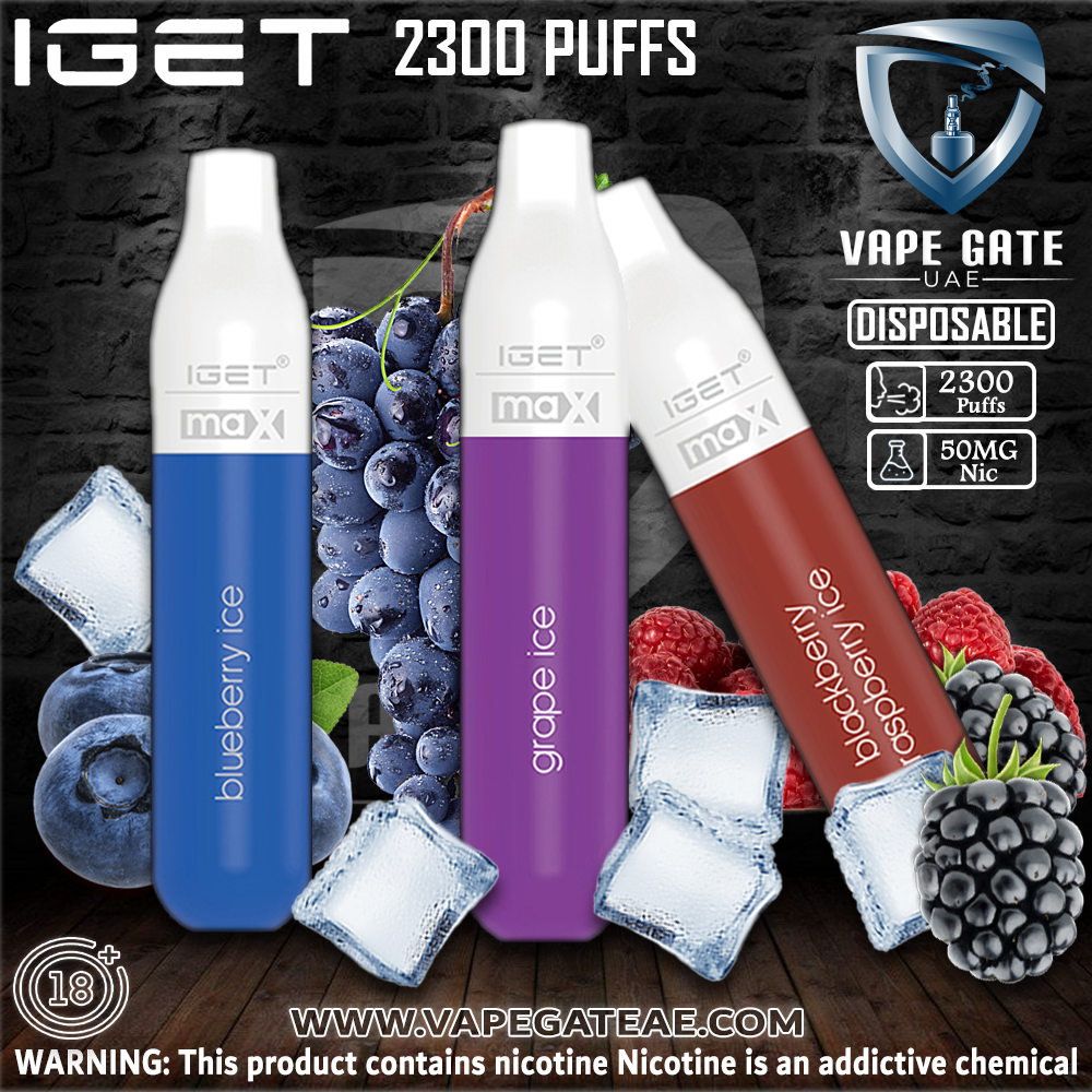 IGET MAX Disposable Pod Device (2300 PUFFS)| Dubai & Abu Dhabi | Vape ...