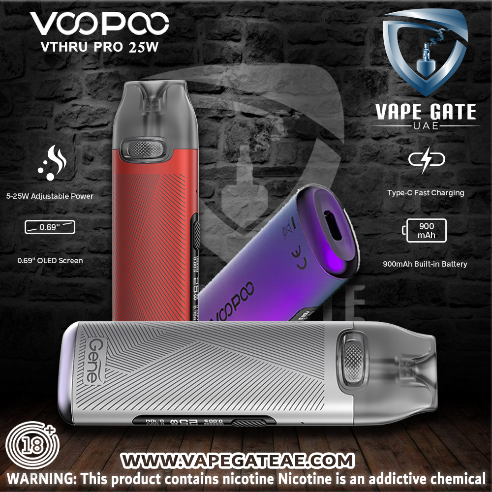VOOPOO V THRU PRO 25W POD KIT 900MAH | Abu Dhabi & Dubai UAE | Vape Riyadh